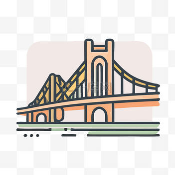 桥icon设计素材-桥icon模板设计-海报EPS图片下载-千库网