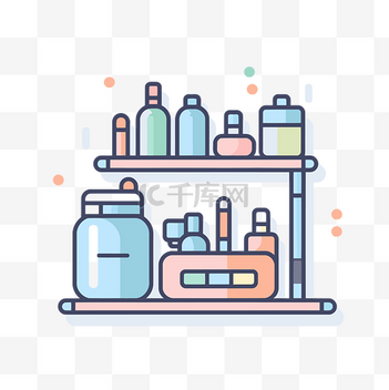 货架icon设计素材-货架icon模板设计-海报图片下载-千库网