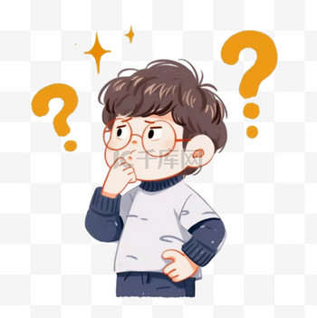 思考简笔画图片-思考简笔画素材-思考简笔画模板图片下载-千库网