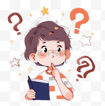 思考简笔画图片-思考简笔画素材-思考简笔画模板图片下载-千库网