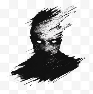 黑影人元素立体免抠图案素材图片免费下载-千库网