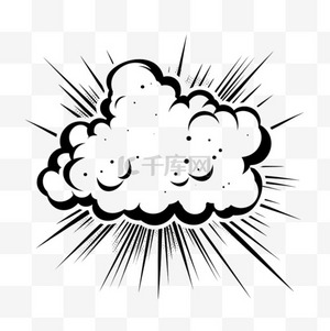 简笔气团元素立体免抠图案素材图片免费下载-千库网