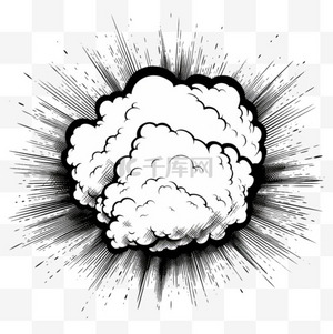 简笔气团元素立体免抠图案素材图片免费下载-千库网