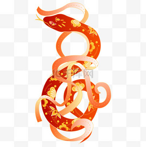 生肖蛇蛇年新年装饰PNG素材图片免费下载-千库网