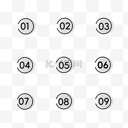 数字12345图片-数字12345图片素材免费下载-千库网