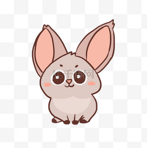 手绘卡通可爱兔子免抠元素素材图片免费下载-千库网