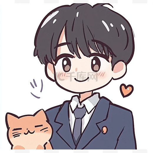 卡通可爱男孩头像素材图片免费下载-千库网