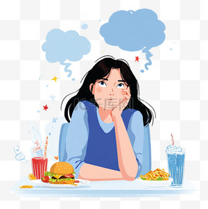 饮食失调概念图素材图片免费下载-千库网