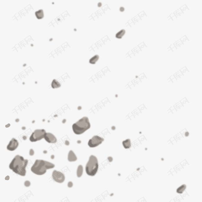 飞溅碎石素材图片免费下载-千库网