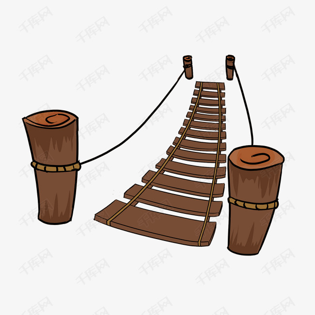 卡通桥矢量图下载素材图片免费下载-千库网