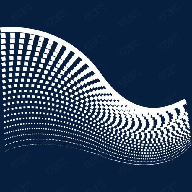 白色曲线线条素材图片免费下载-千库网