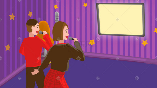ktv插画图片-ktv插画设计素材免费下载-千库网