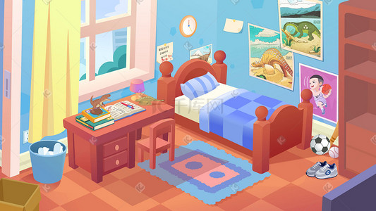 室内房间绿幕插画图片-室内房间绿幕插画设计素材免费下载-千库网