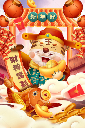 财神背景图片大全-财神高清照片下载-千库网