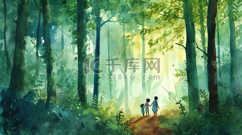 手绘森林卡通图片免费下载-手绘森林卡通素材模板-正版手绘森林卡通图片大全-千库网