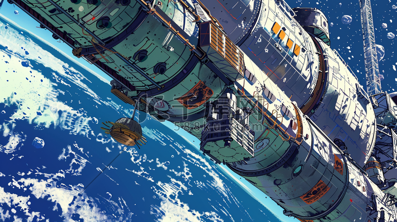 航天科技涂颜色图片-航天科技涂颜色素材-航天科技涂颜色模板图片下载-千库网