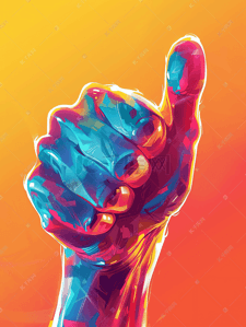 大拇指ppt插画图片-大拇指ppt插画设计素材免费下载-千库网
