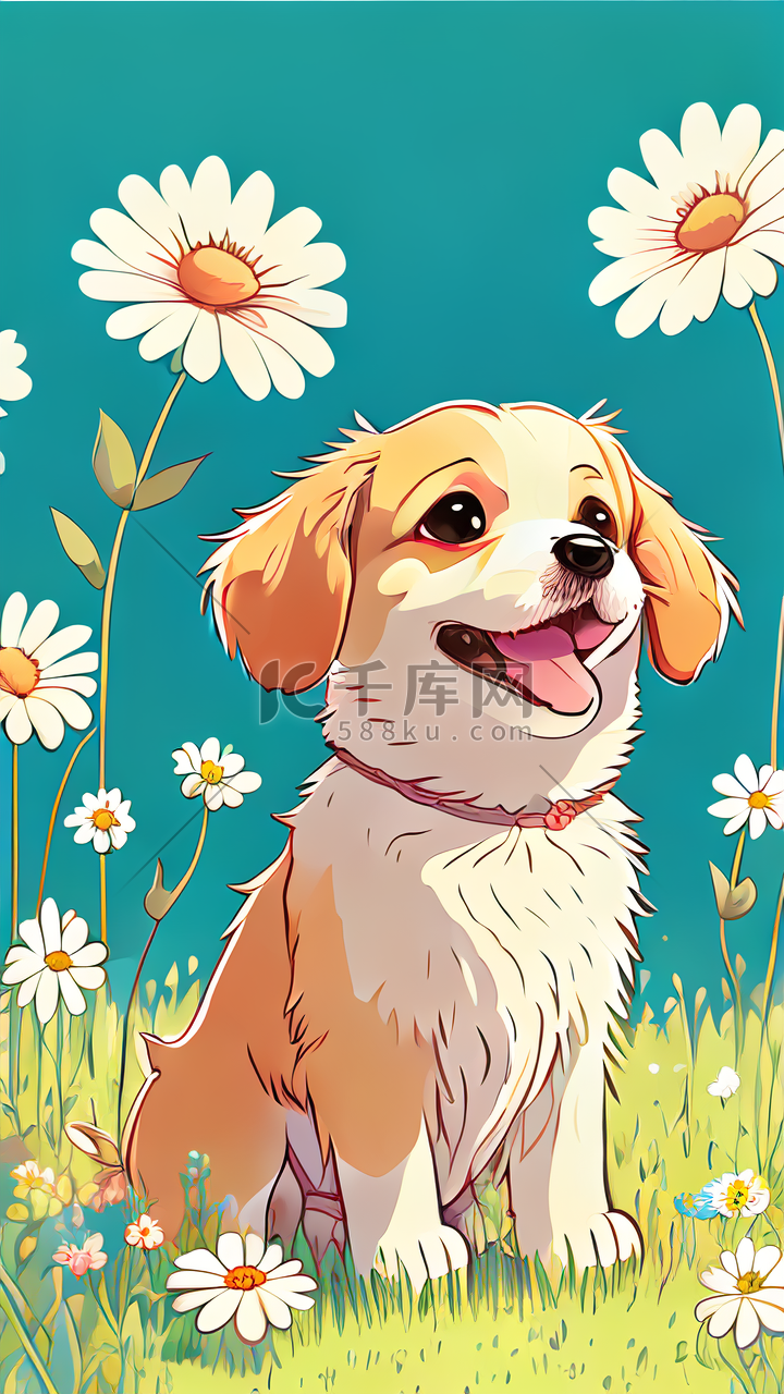 卡通动漫小动物宠物插画图片-千库网