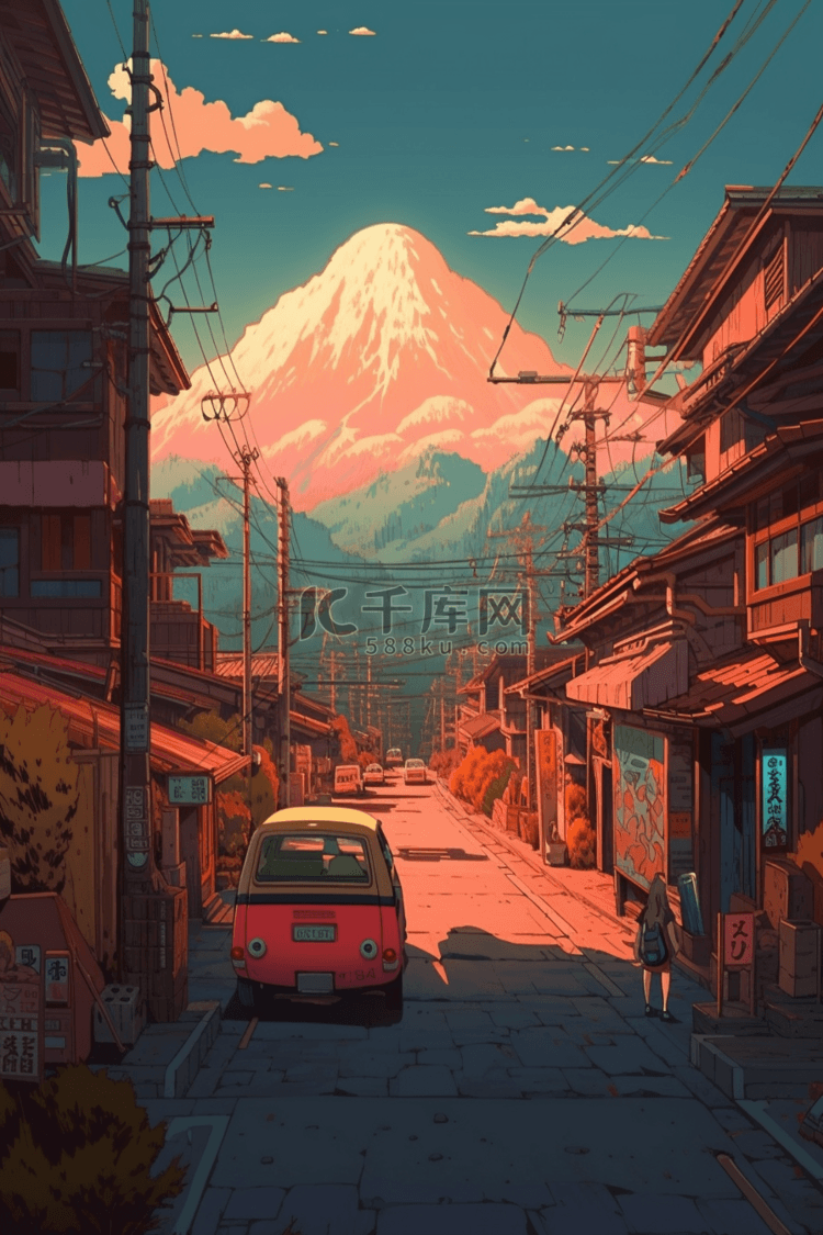 卡通房子图插画图片-千库网