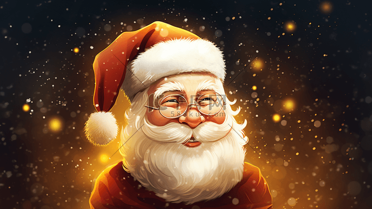 圣诞老人卡通12插画图片-千库网