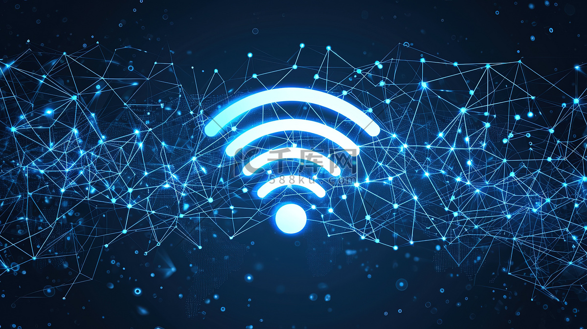 无线网络wifi概念原创插画图片-千库网