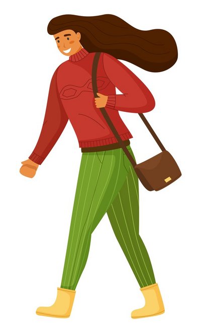 女孩走路动图背景图片_女孩走路动图背景素材图片_千库网
