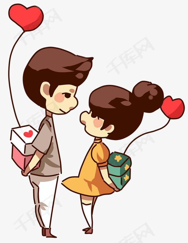 情人节情侣情人节礼物素材图片免费下载-千库网