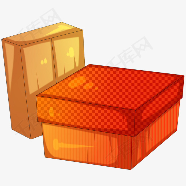 红色盒子 素材图片免费下载-千库网