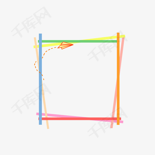 彩色边框素材图片免费下载-千库网