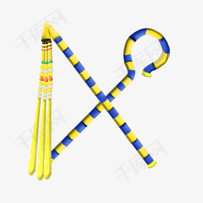 埃及权杖武器素材图片免费下载-千库网