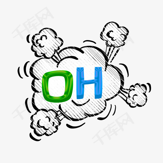 OH字母标签素材图片免费下载-千库网