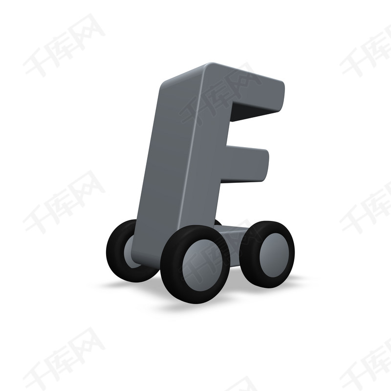 车轮上的字母e高清摄影大图-千库网