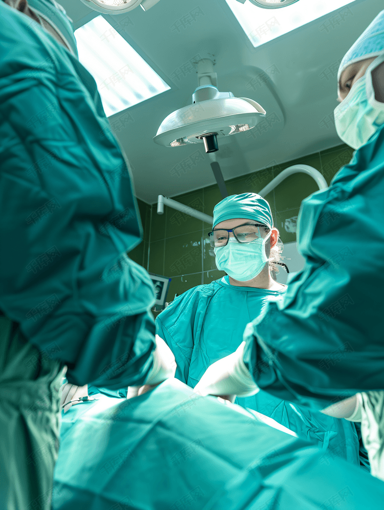 疫情下牙科医生做手术高清摄影大图-千库网