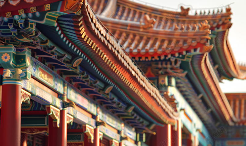 故宫博物院特写高清摄影大图-千库网