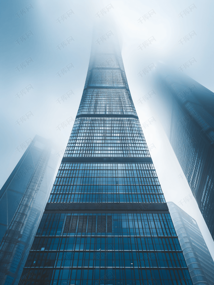 上海陆家嘴商业大气大厦高清摄影大图-千库网