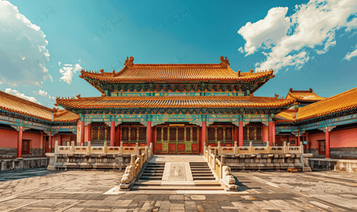 故宫博物院特写高清摄影大图-千库网