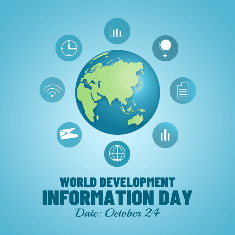 worlddevelopmentinformationday宣传设计海报模板下载-千库网