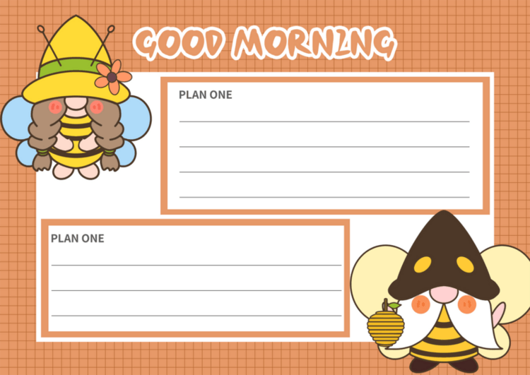 侏儒卡通计划表海报模板下载-千库网