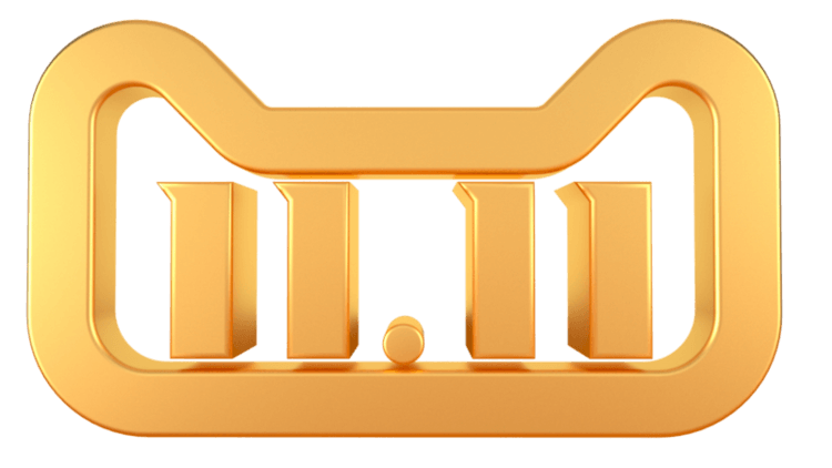 3D立体C4D双十一LOGO双11天猫海报模板下载-千库网