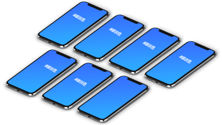 iPhoneX样机苹果手机UI模型海报模板下载-千库网