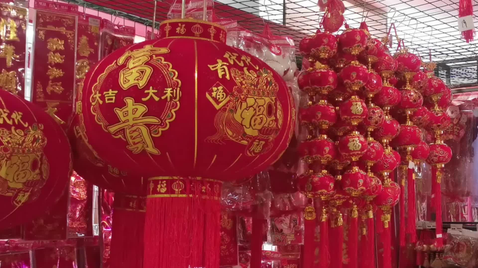 2025蛇年新年春节元宵红灯笼氛围实拍实拍素材视频特效素材-千库网