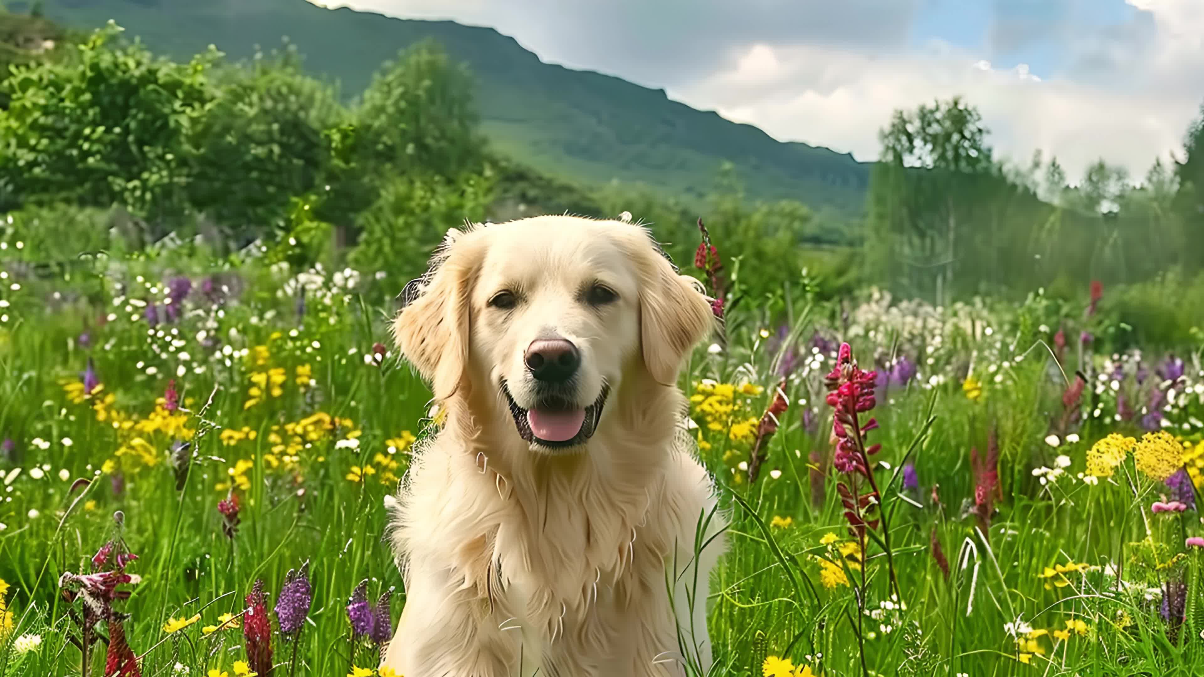 4K宠物狗动物狗AI视频素材实拍视频素材视频特效素材-千库网