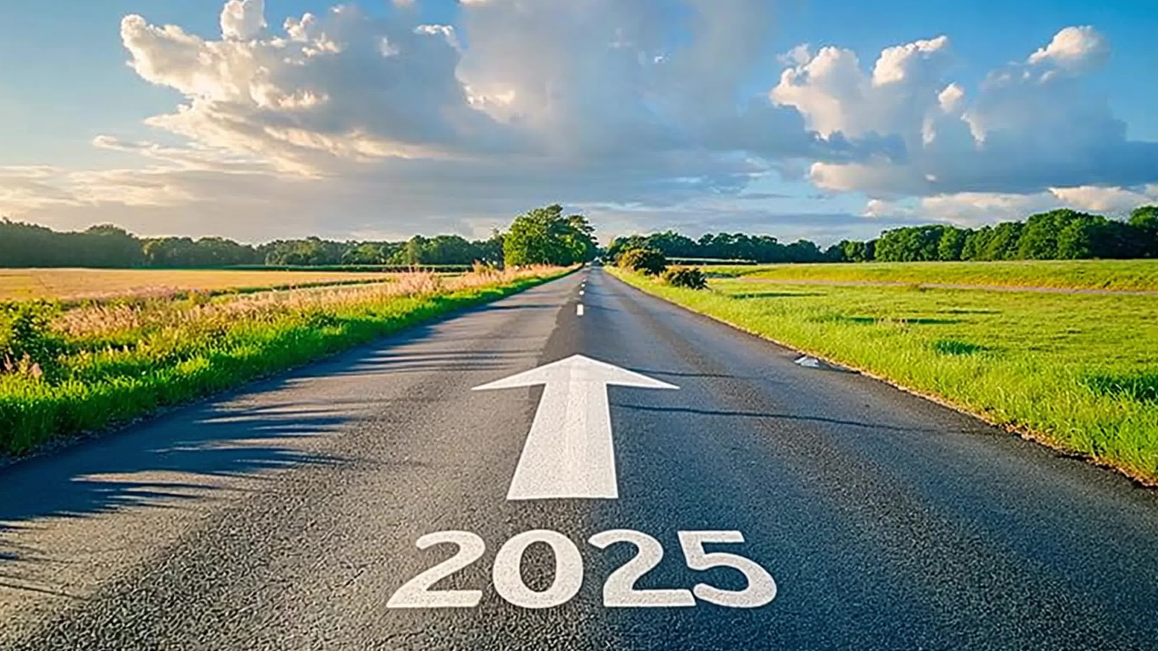4k前进道路上的数字2025素材视频特效素材-千库网