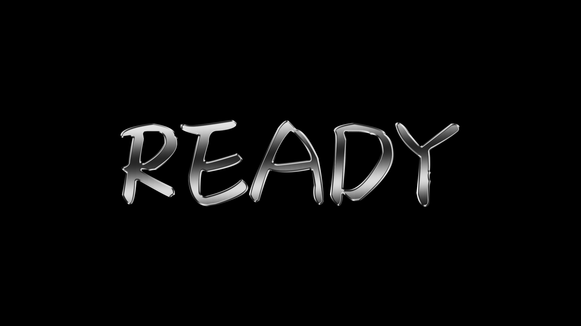 金属质感readygo准备好【带通道】视频特效素材-千库网