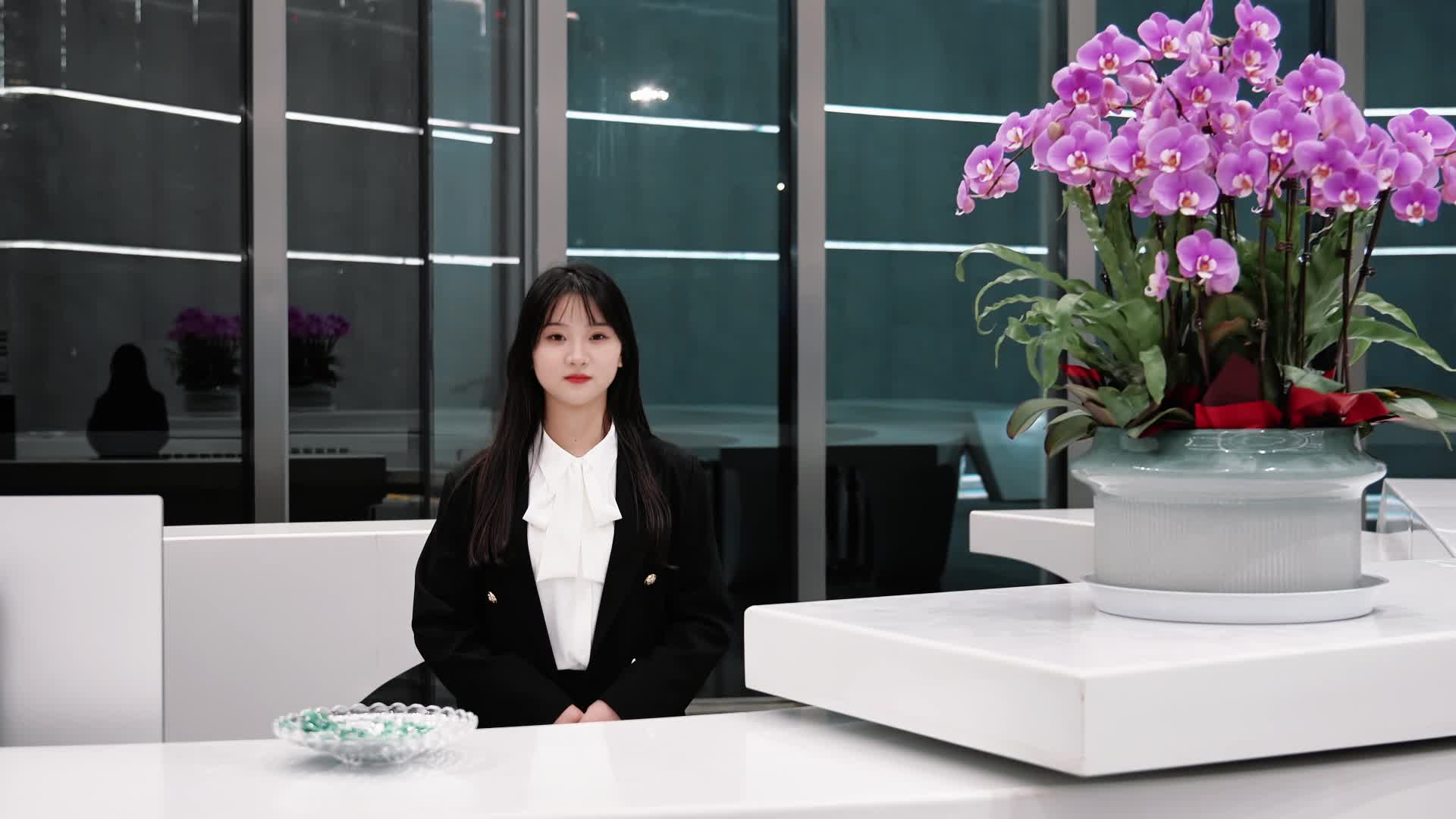 4K升格慢动作商务白领指示视频实拍视频特效素材-千库网