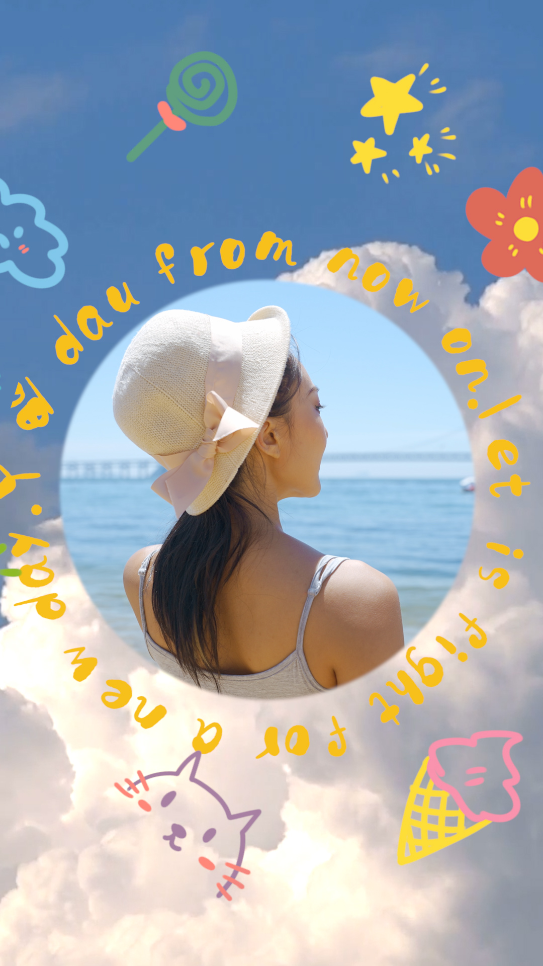 卡通清新vlog自媒体动画文字片头转场视频特效素材-千库网