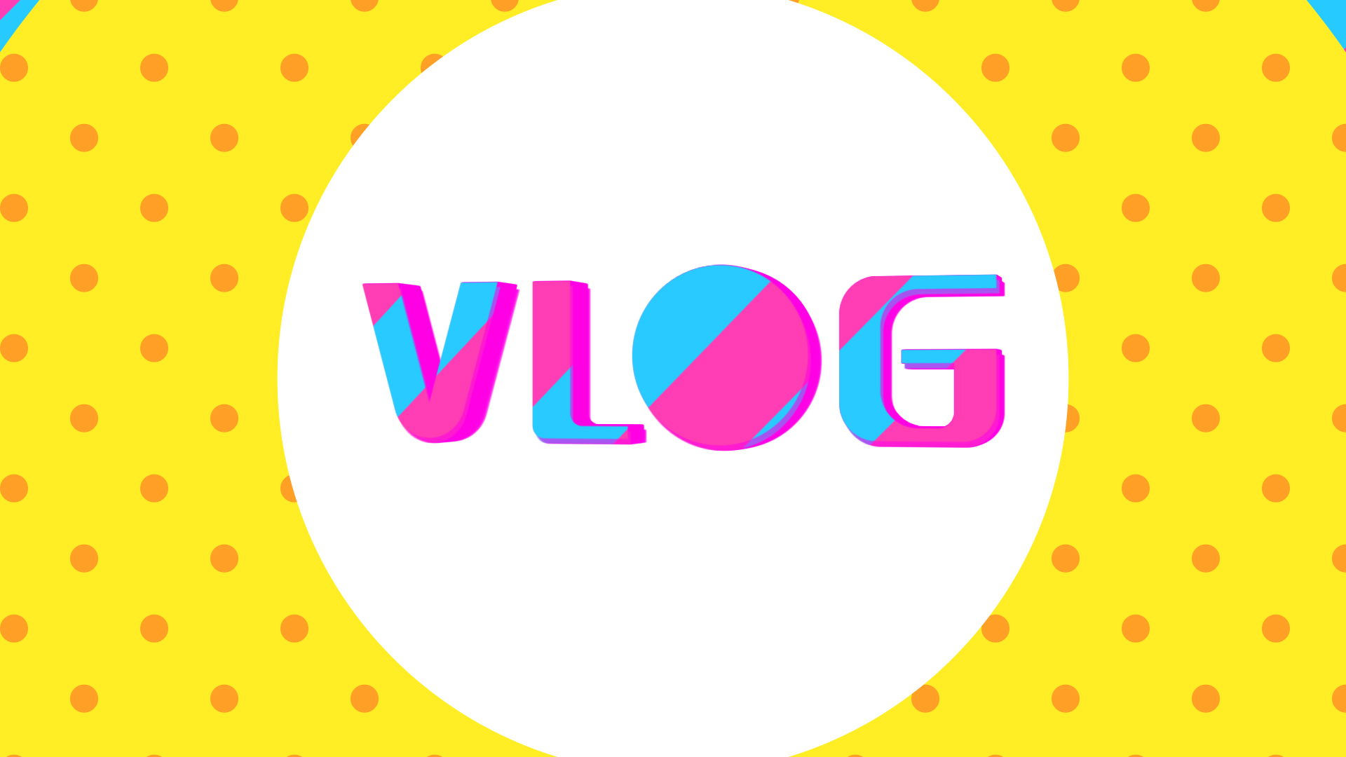 创意卡通vlog记录片头视频ae模板视频特效素材-千库网