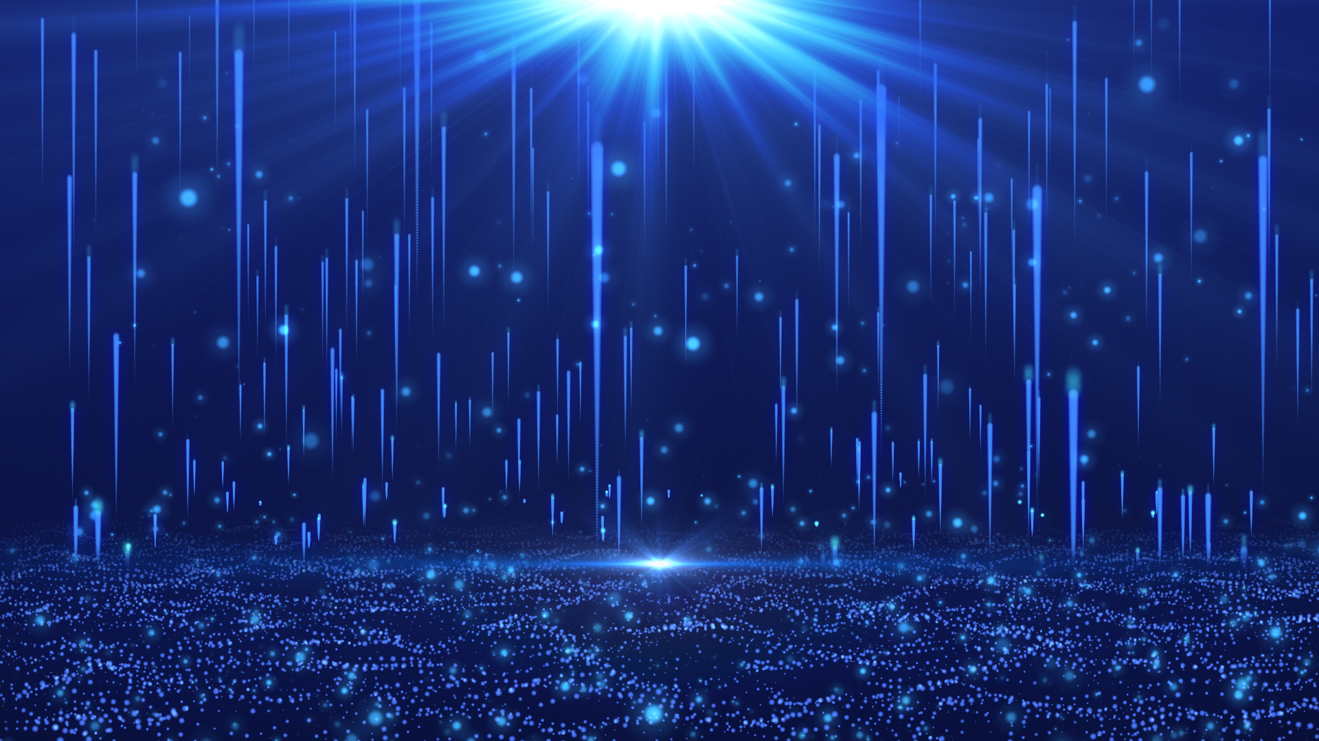 大气蓝色科技感空间光效粒子背景视频视频特效素材-千库网