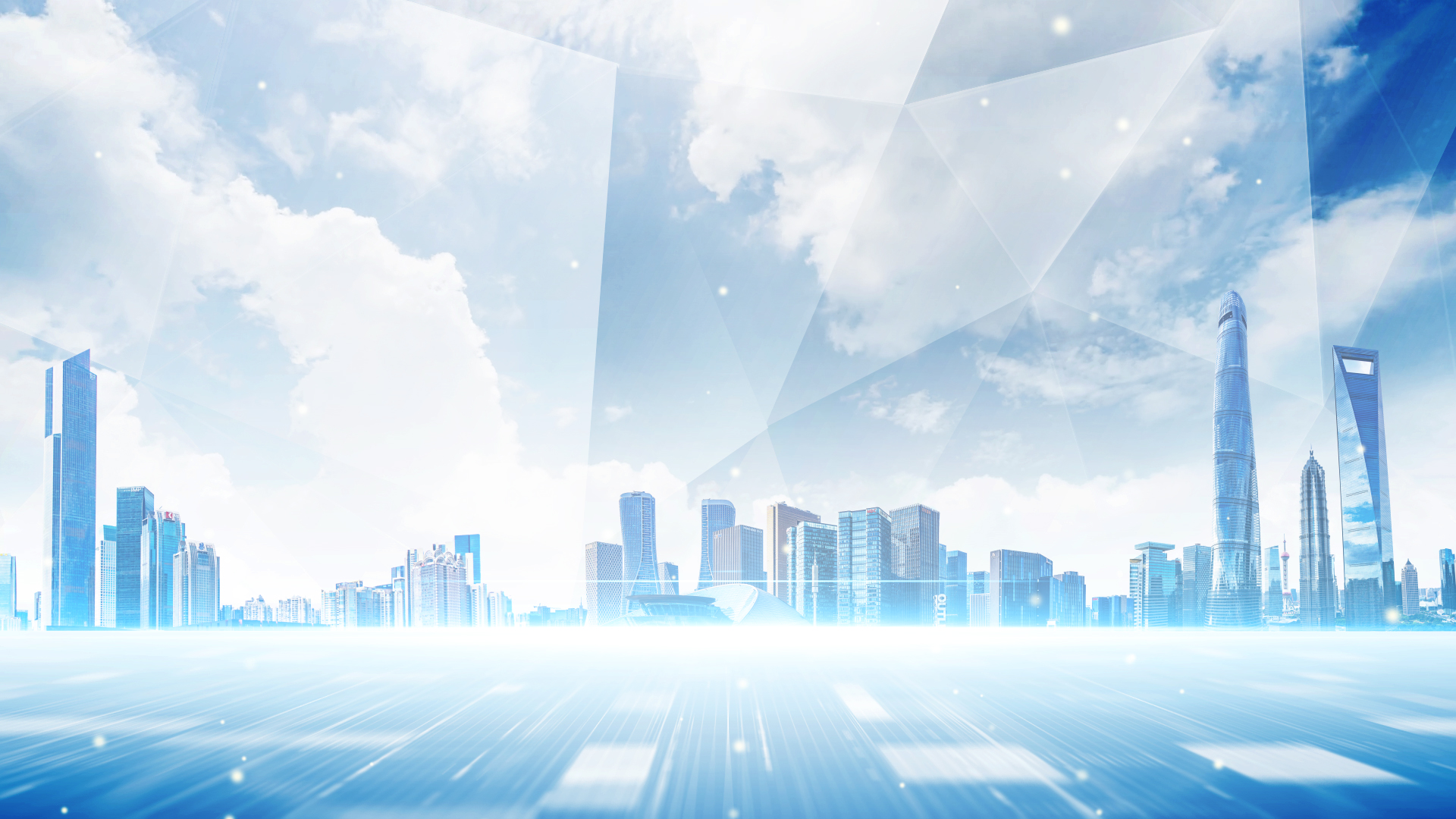 原创科技地球光效蓝色大气科技海报背景视频AE模板视频特效素材-千库网