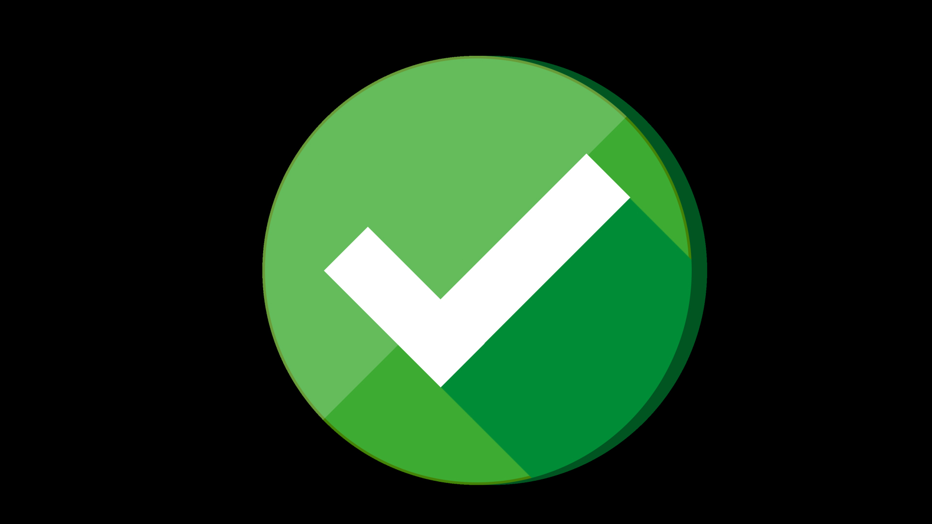 对号对勾打对号正确绿色图标符号视频特效素材-千库网